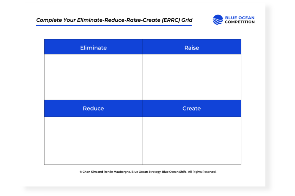 Blue Ocean Tools templates - Blue Ocean Student Entrepreneur Competition