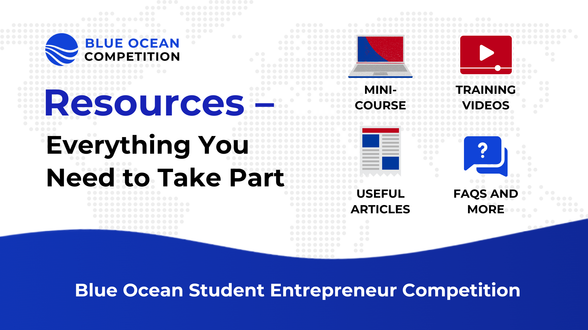 Resources - Blue Ocean Student Entrepreneur Competition
